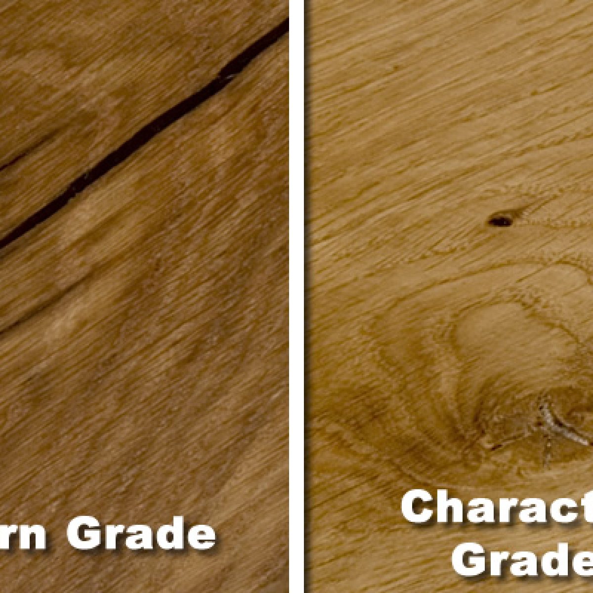 Barn Grade Oak Vs Character Grade Oak Flooring