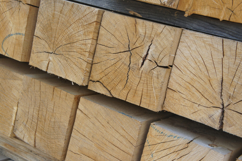 Green Oak Beams - Peak Oak