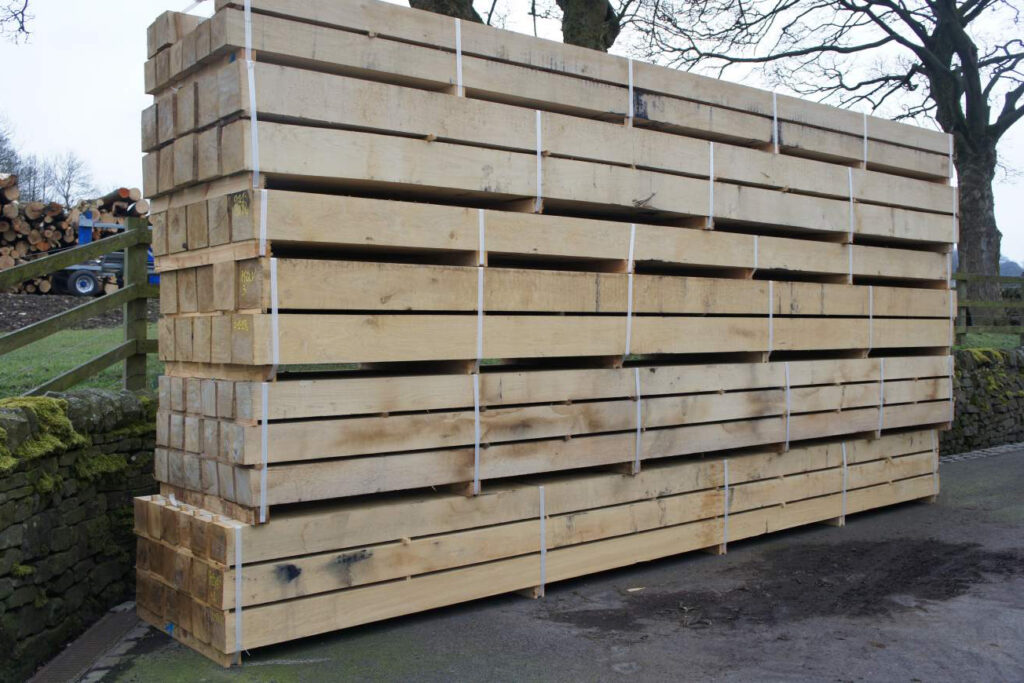 Green Oak Beams - Peak Oak